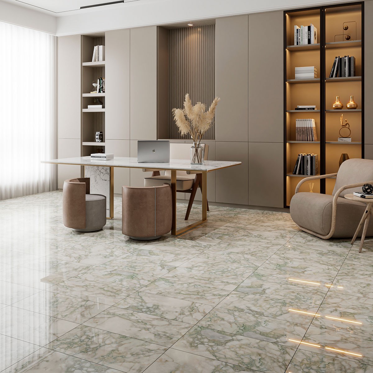 Calacatta Green - Natural Stone Tile | Facings of America