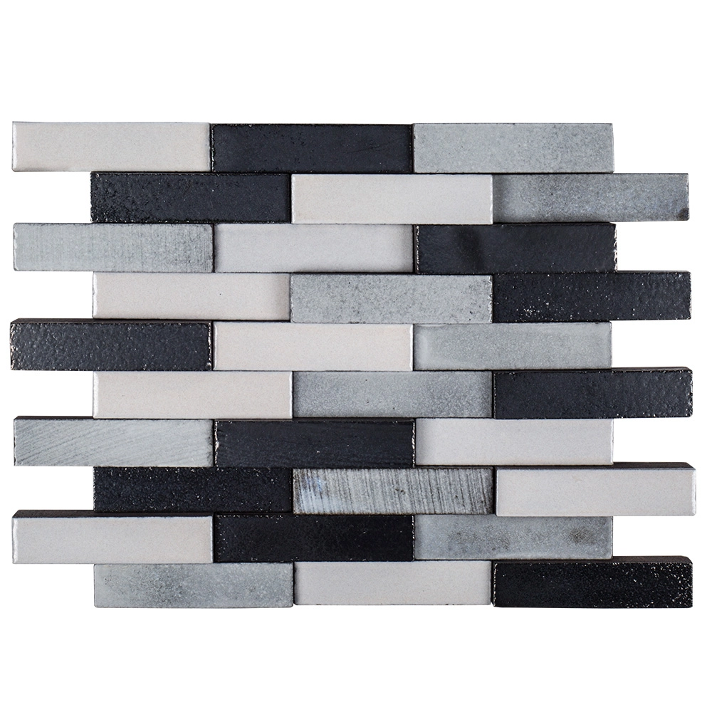 ASHLAND & HALSTED GALVANIZED ELONGATED HEX MOSAIC 1-5/16X2-11/16 GLOSS ...