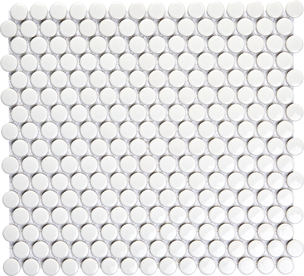MOSAIC WHITE RECTANGLE OFFSET 1X4 MATTE - Ceramic Tile | Facings of America