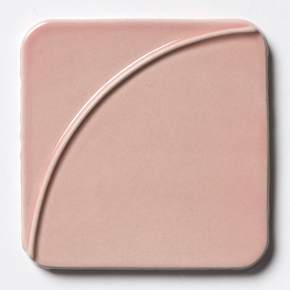 CURVES BLUSH HALO 6X6 GLOSS - Ceramic Tile | Facings of America