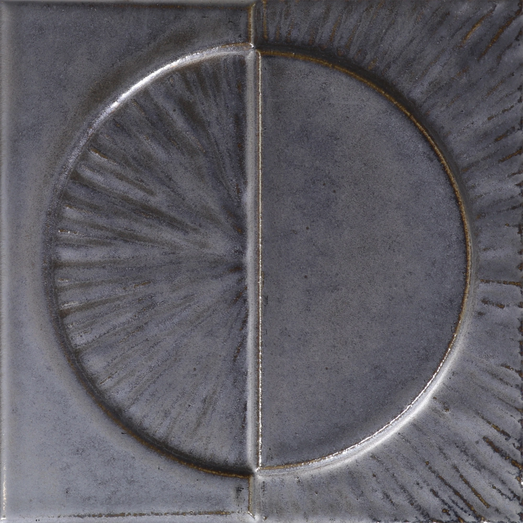 PALM CANYON AGED BRONZE QUADRANT 4-3/4X4-3/4 SEMI-TRANSLUCENT - Ceramic ...