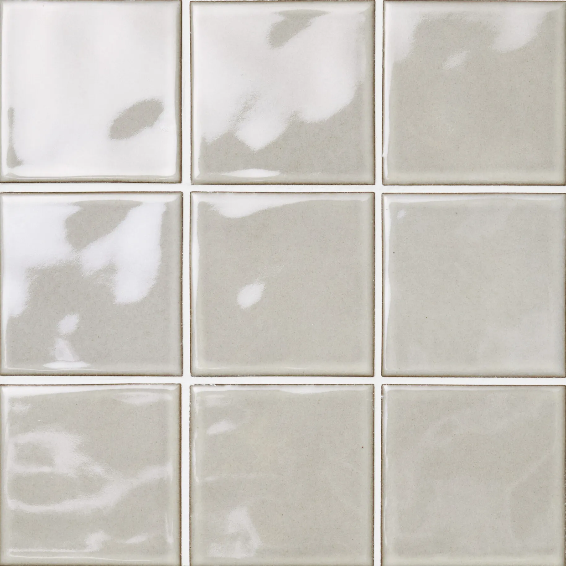 RIPPLE OCEAN BLUE MOSAIC 3X3 GLOSS - Porcelain Tile | Facings of America